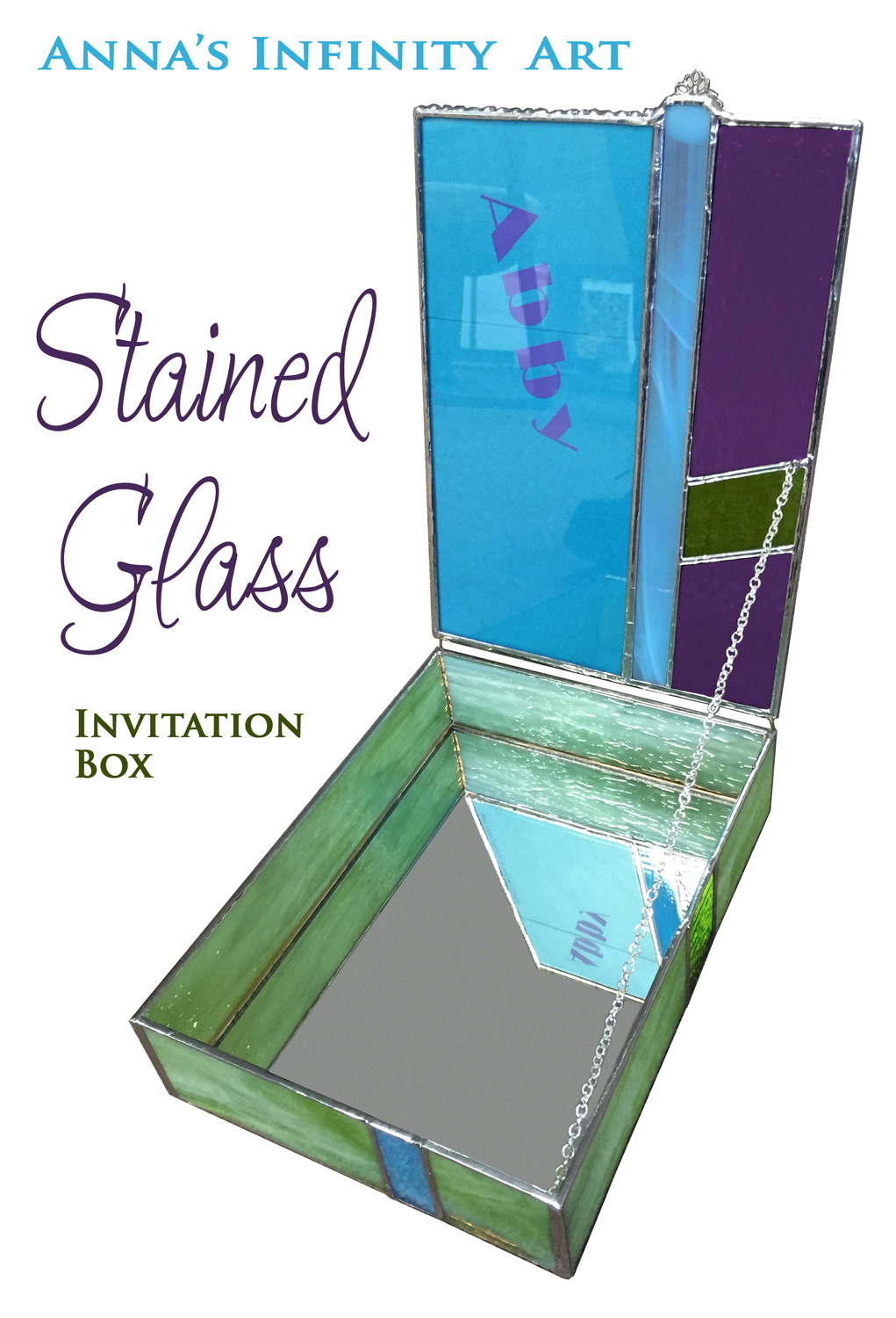 Stained Glass -Invitation Boxes – Artist Anna Harding