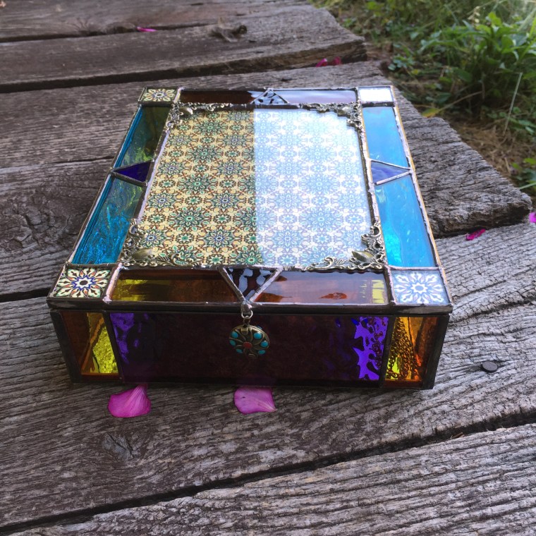 Stained Glass -Invitation Boxes – Artist Anna Harding